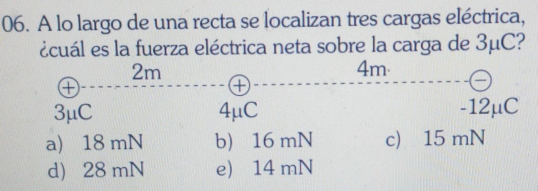 Resuelto:A lo largo de una recta se localizan tres cargas eléctrica ...