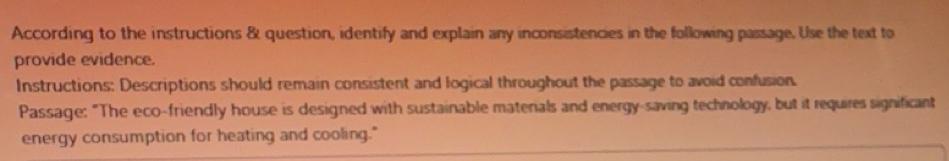 Solved: According to the instructions & question, identify and explain ...