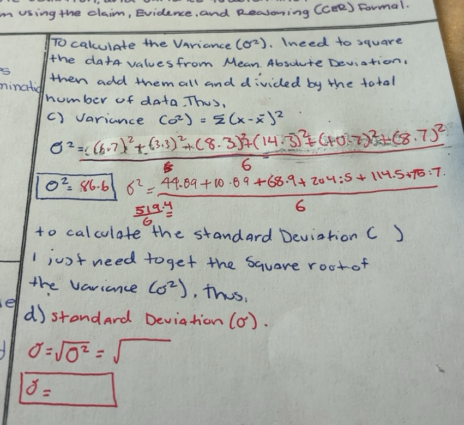 Solved: using the claim, Evidence, and Reasoning (CER) Formal. To ...