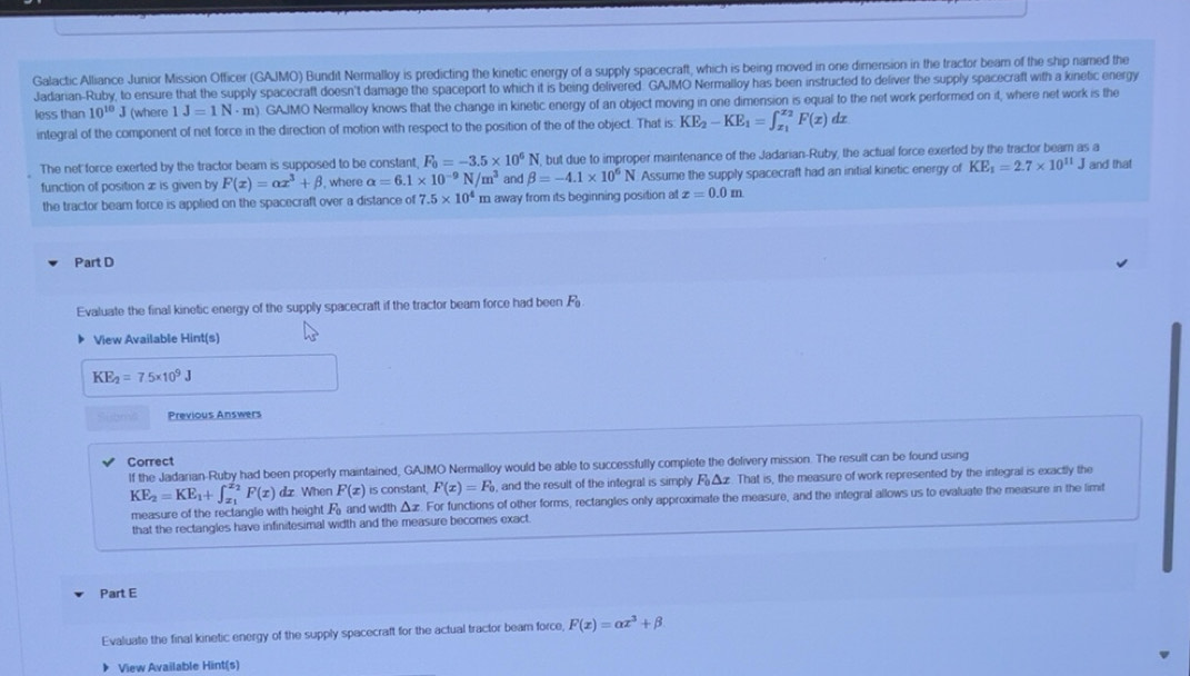 Solved: Galactic Alliance Junior Mission Officer (GAJMO) Bundit ...