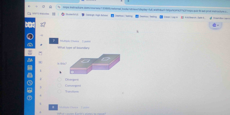 Solved: NNPS Websites StudenTVUE Denbigh High School Desmos Testing ...