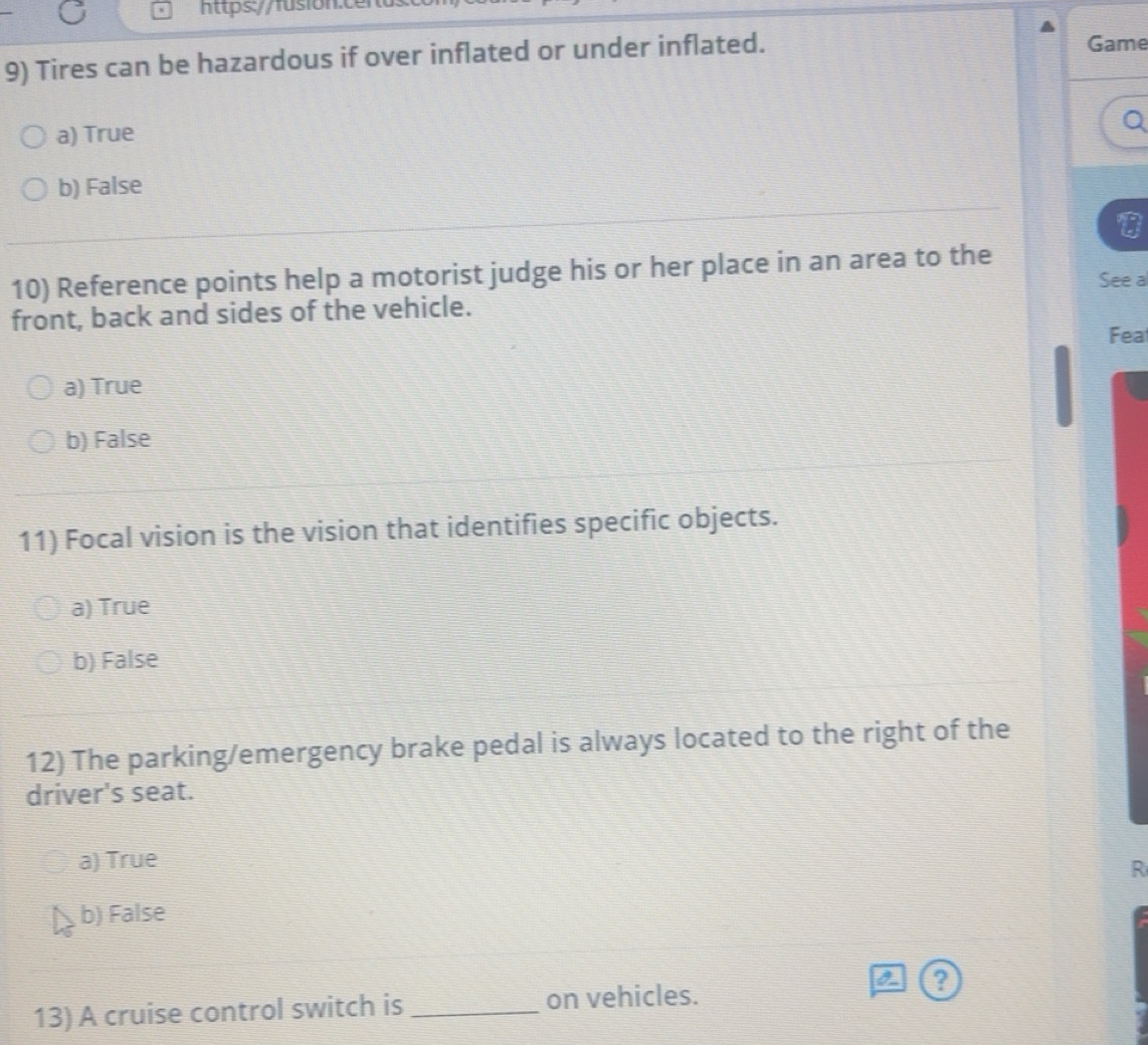 Solved: Tires can be hazardous if over inflated or under inflated. Game ...