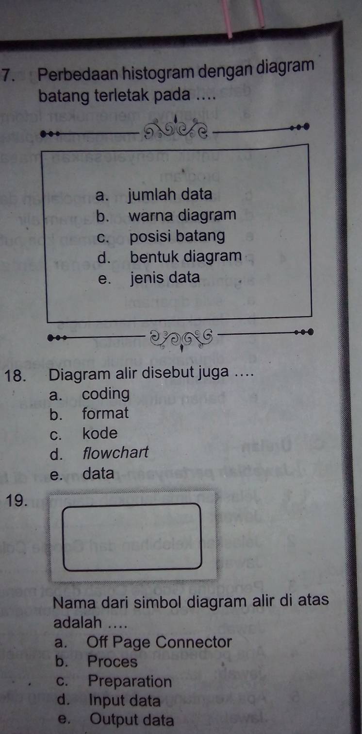 Telah dijawab:Perbedaan histogram dengan diagram batang terletak pada ...