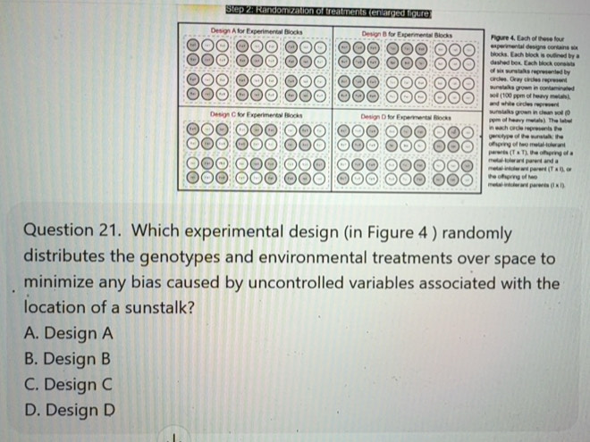 Solved: Randomization of treatments (eniarged ligure re 4. Each of ...