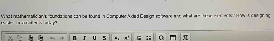 Solved: What mathematician's foundations can be found in Computer Aided ...