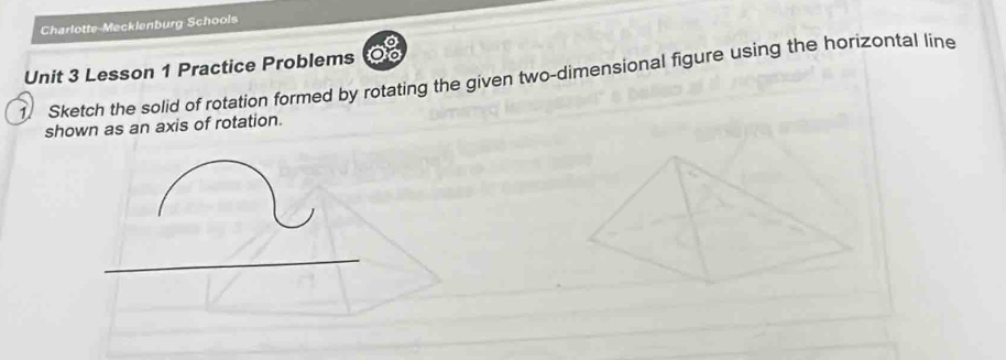 Solved: Charlotte Mecklenburg Schools Unit 3 Lesson 1 Practice Problems ...