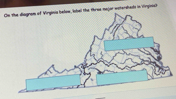 Solved: three major watersheds in Virginia? [Others]