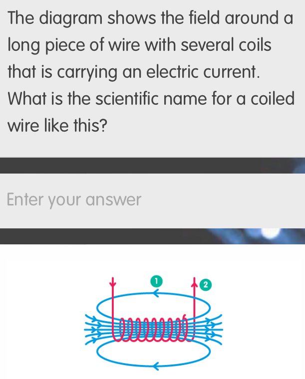 Solved: The diagram shows the field around a long piece of wire with ...