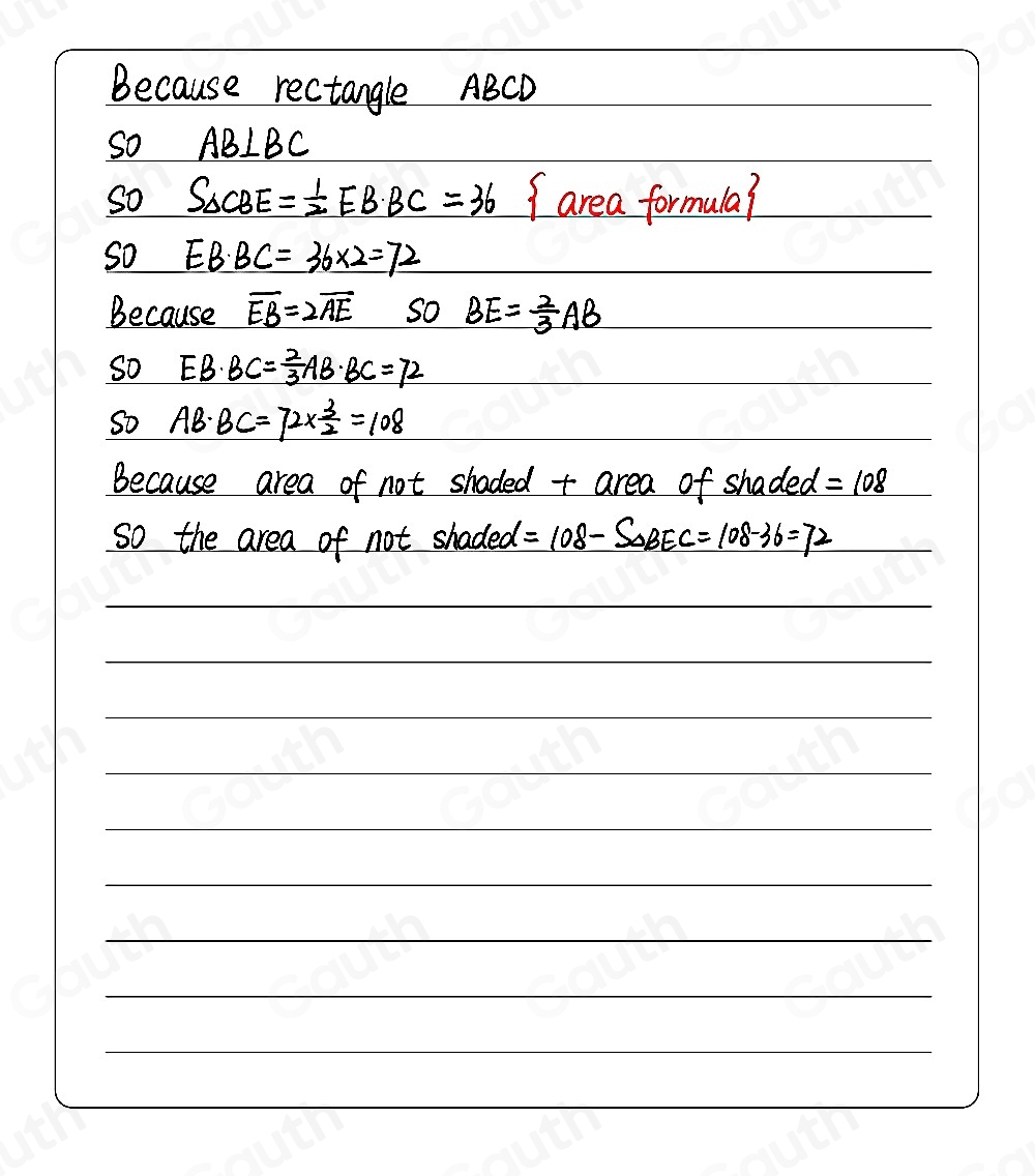 Solved: In the figure above, ABCD is a rectangle and E is a point on AB ...