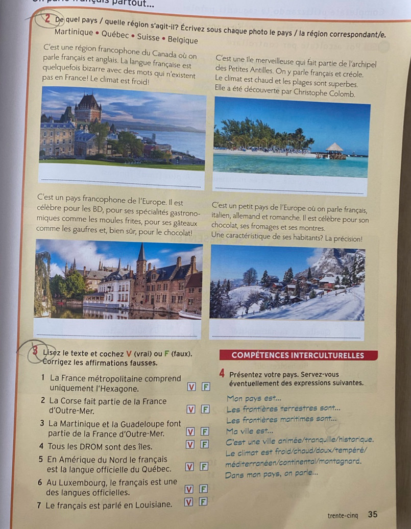 Risolto:is partout.. 2 De quel pays / quelle région s'agit-il? Écrivez ...