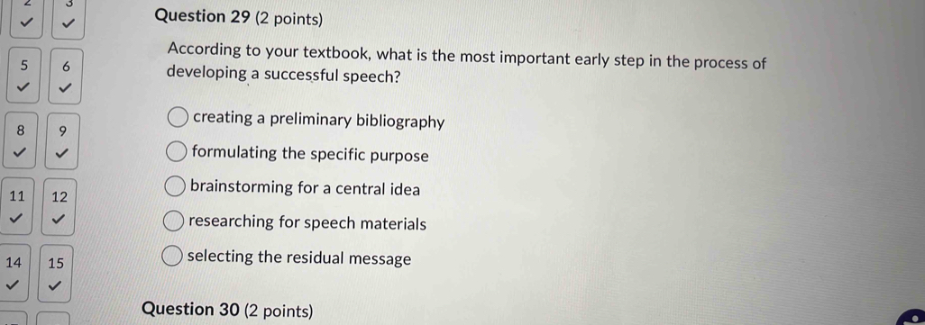 Solved: ∠ √ √ Question 29 (2 points) According to your textbook, what ...