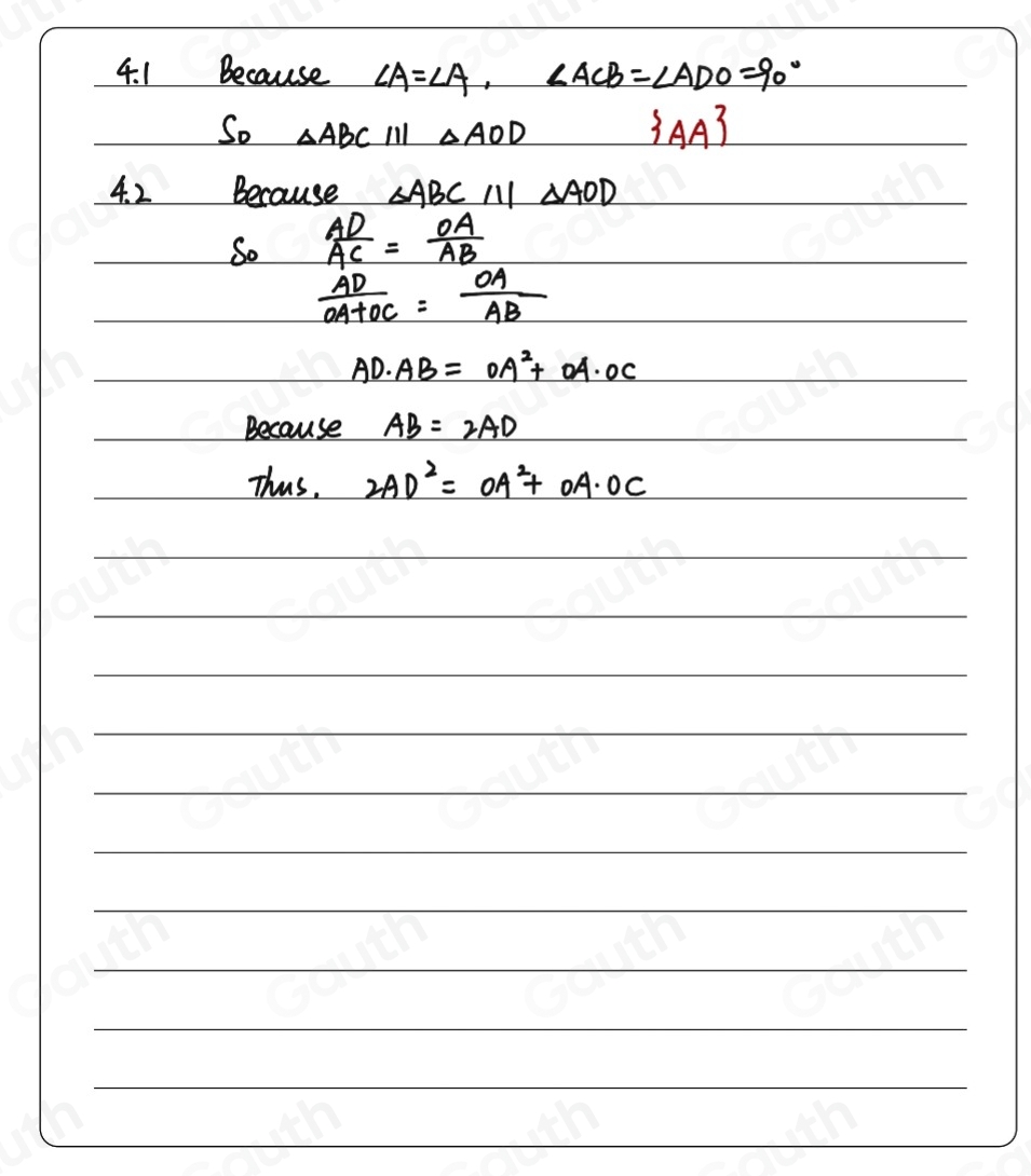 Solved: In the diagram below, AB is a chord of a circle with centre O ...