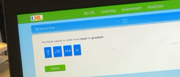 Solved: 1X My IXL Learning Assessment Analytics ( 2x/10 )^2. See your ...