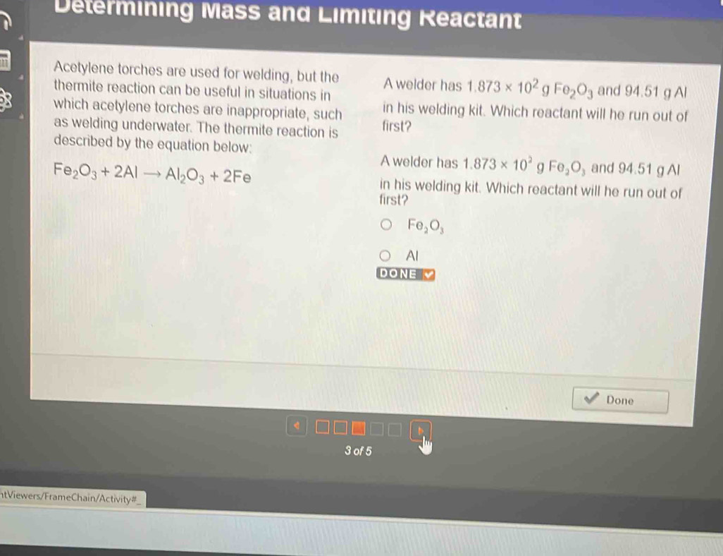 Solved: Determining Mass and Limiting Reactant Acetylene torches are ...
