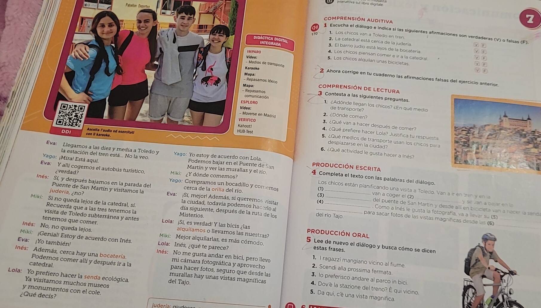 Risolto:interattiva sul libro digitale. Paheilan Deportiy comprenSión ...