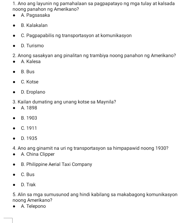 Solved: Ano ang layunin ng pamahalaan sa pagpapatayo ng mga tulay at ...