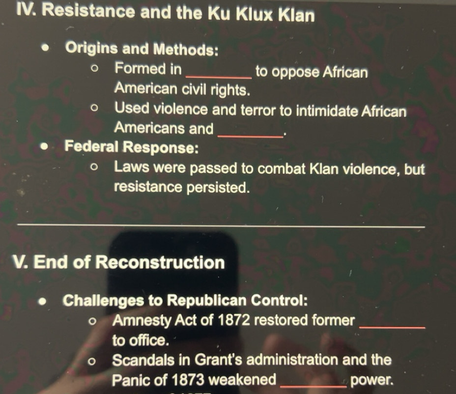 Resuelto:Resistance and the Ku Klux Klan Origins and Methods: Formed in ...
