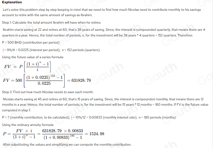 Solved: At 22 years of age, Nicolas and Ibrahim have started their ...