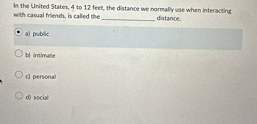 Solved: In the United States, 4 to 12 feet, the distance we normally ...