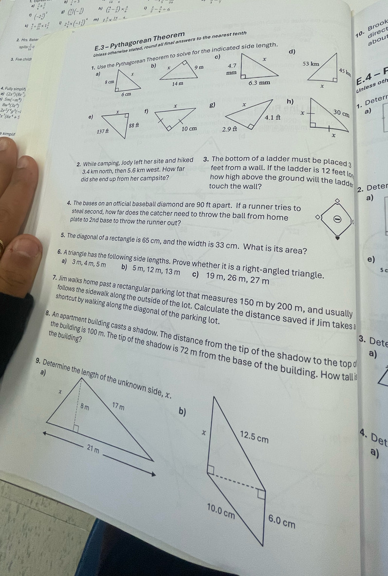 Solved: pì 1/4 + 1/3 3/4 +5 37 。 ( x/4 )(- 5/6 ) ( 4/3 - 2/3 )* 5/6 1/2 - 3/4 +6 (-2 1/4 )^3 [Math]