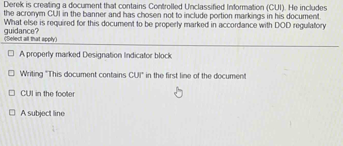 Solved: Derek is creating a document that contains Controlled ...