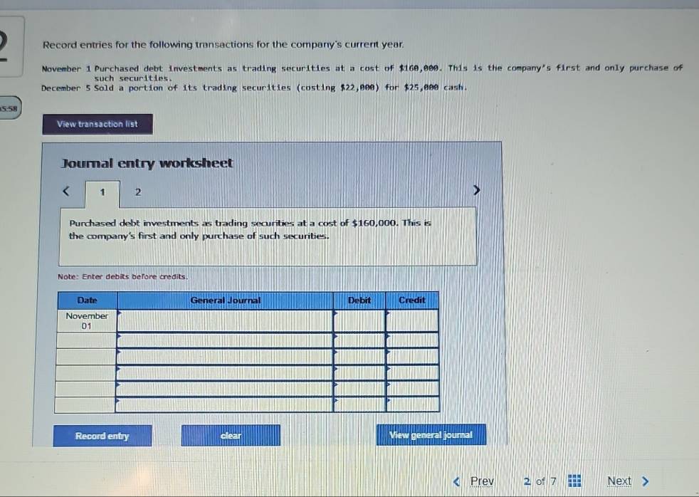 Solved: Record entries for the following transactions for the company's ...