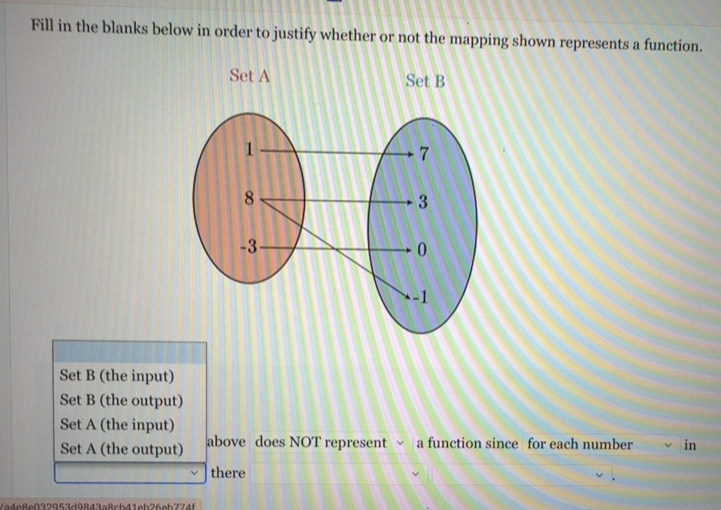 Solved: Fill in the blanks below in order to justify whether or not the ...