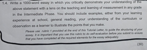 Solved: Write a 1000 -word essay in which you critically demonstrate ...