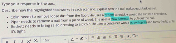 Solved: Type your response in the box. Describe how the highlighted ...