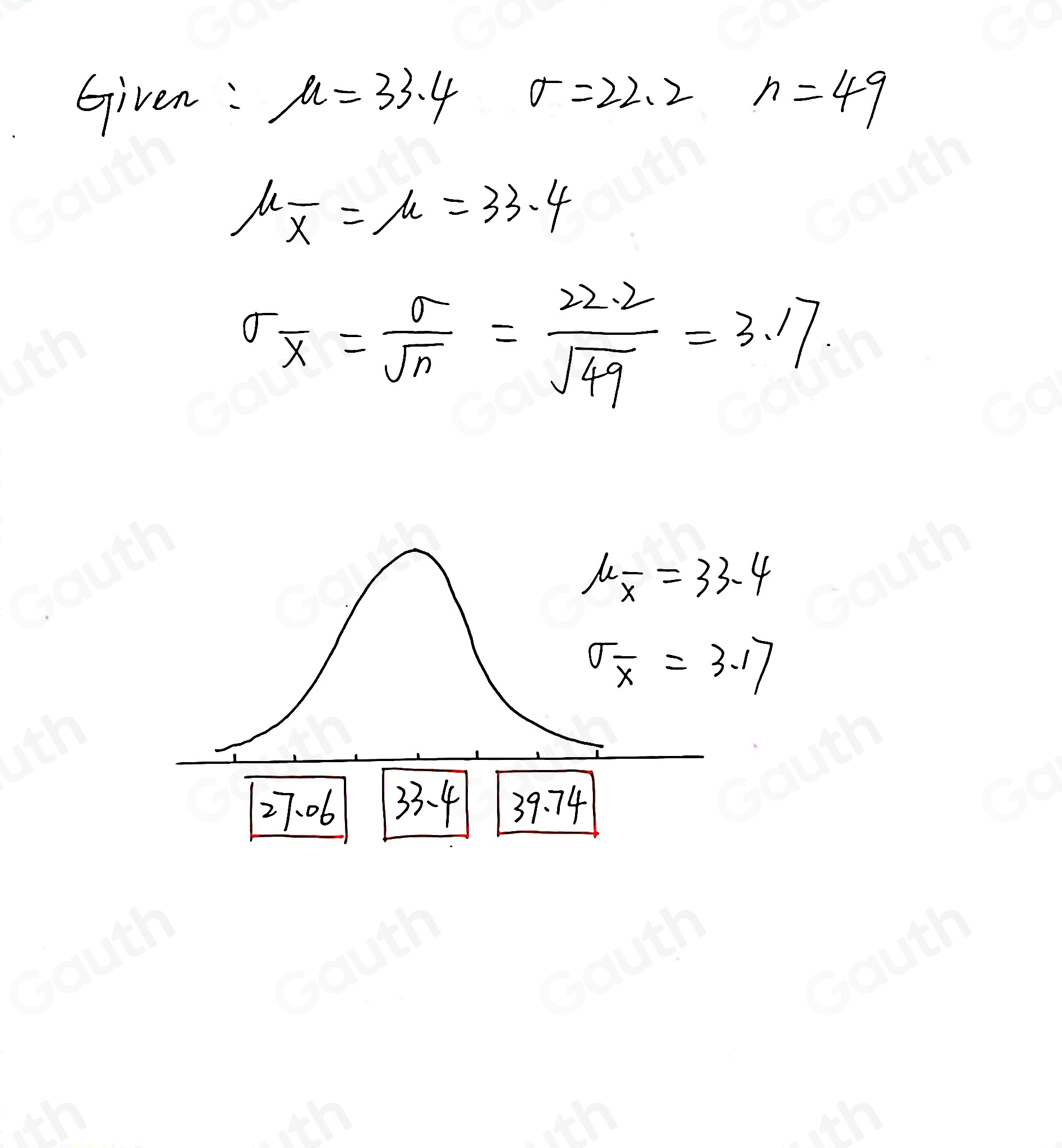 Solved: Let X represent the full height of a certain species of tree ...