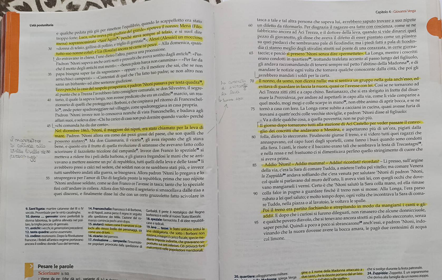 Risolto:Capitolo 4 - Giovanni Verga e qualche pedata più giú per ...
