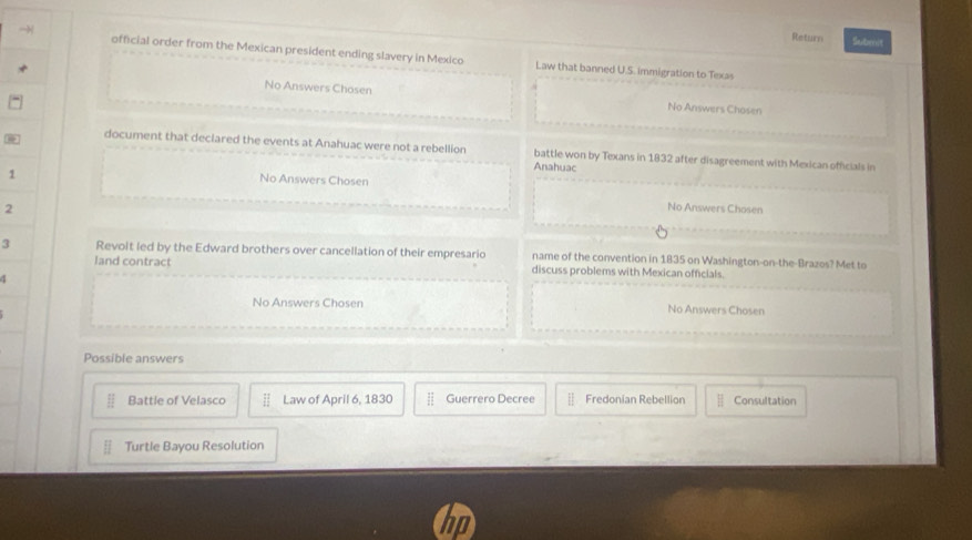 Solved: Return Submit official order from the Mexican president ending ...