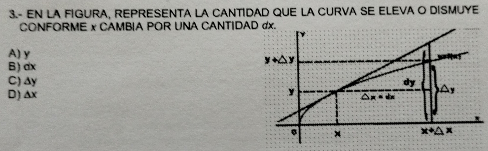 Resuelto:3.- EN LA FIGURA, REPRESENTA LA CANTIDAD QUE LA CURVA SE ELEVA ...