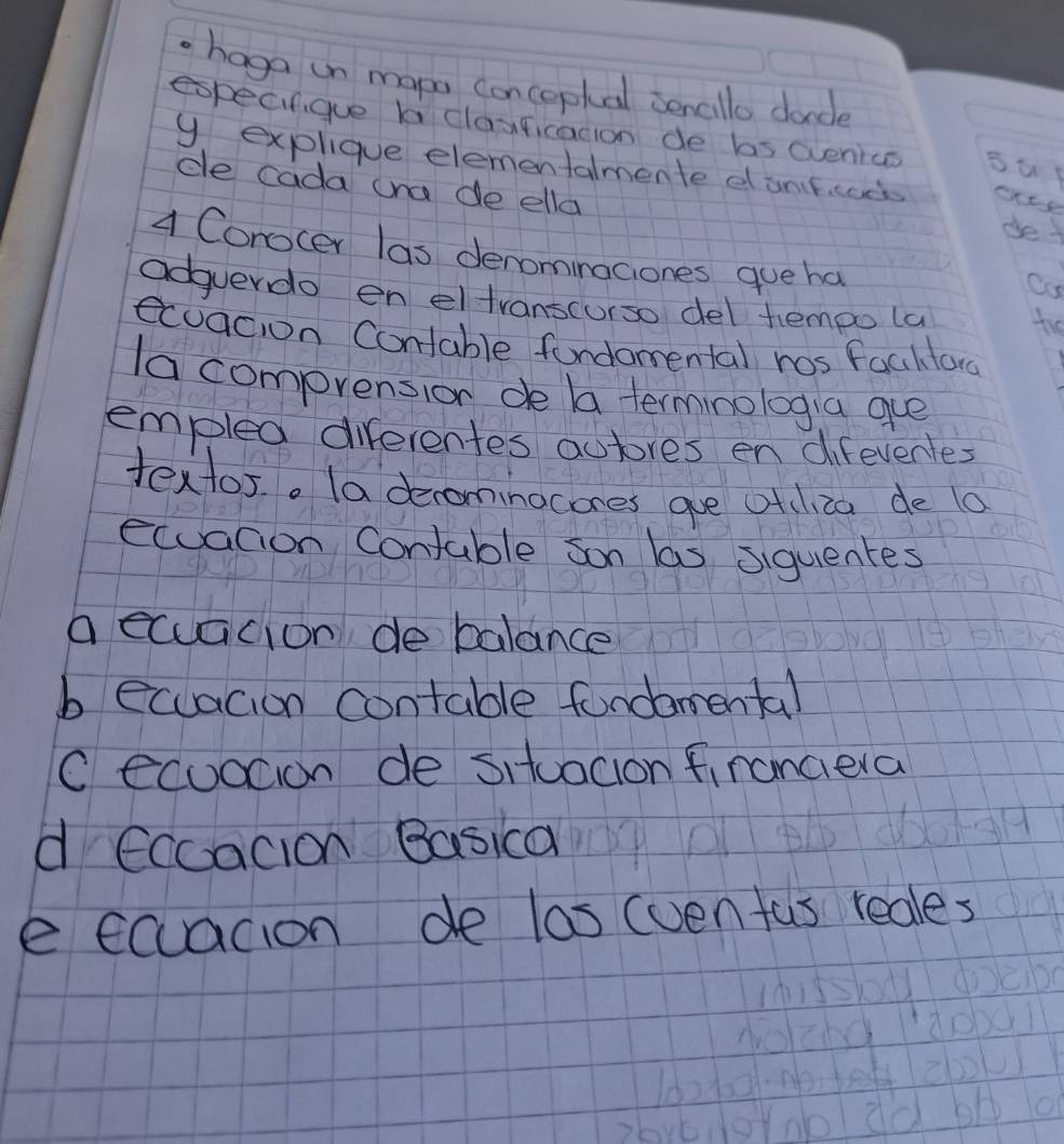 Resuelto:haga un mapo conceptal senallo doccle especifigue b ...