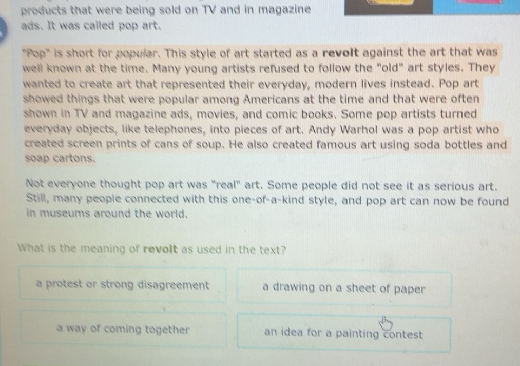 Solved: products that were being sold on TV and in magazine ads. It was ...