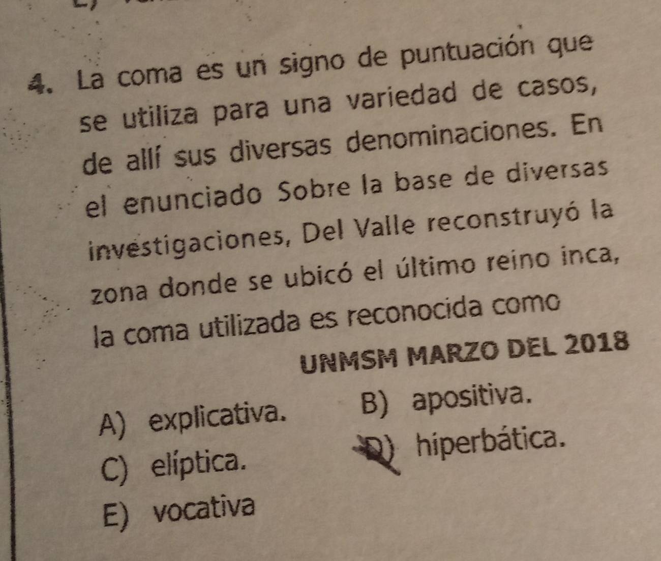Resuelto:La coma es un signo de puntuación que se utiliza para una ...