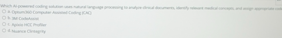 Solved: Which Al-powered coding solution uses natural language ...