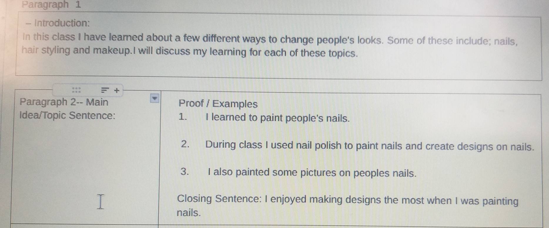 Solved: Paragraph 1 - Introduction: In this class I have learned about ...