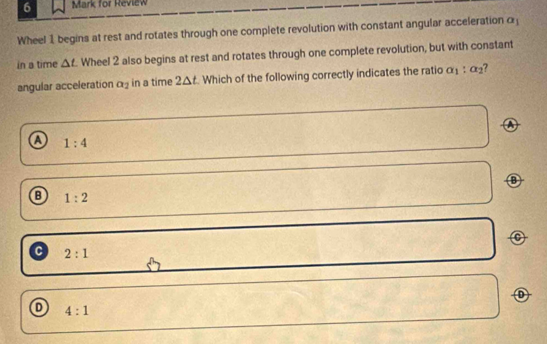 Solved: for Review Wheel 1 begins at rest and rotates through one ...