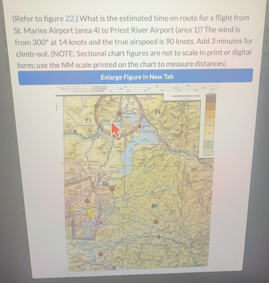 Solved: (Refer to figure 22.) What is the estimated time en route for a ...