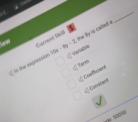 Solved: jo a _, the 8y is called a lew Current Skill $ ) In the ...