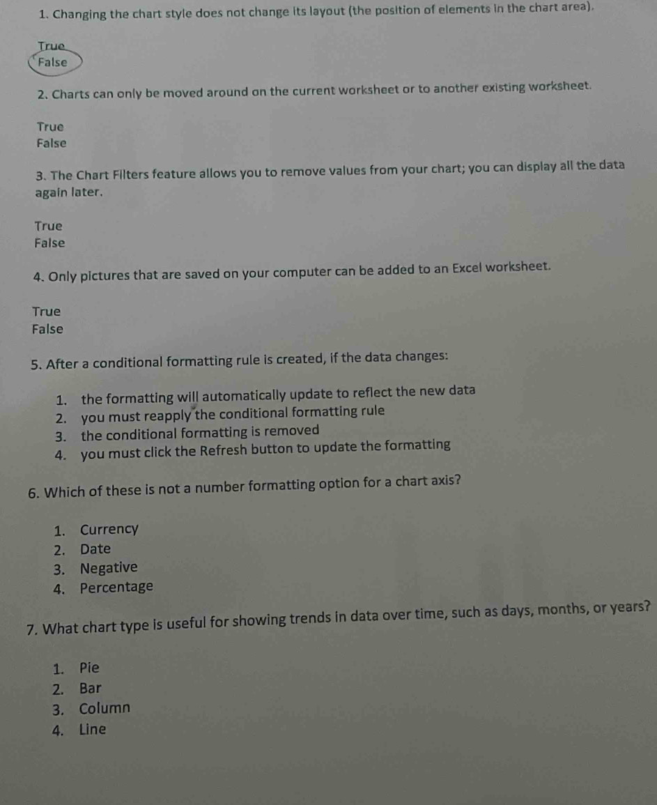 Solved: Changing the chart style does not change its layout (the ...