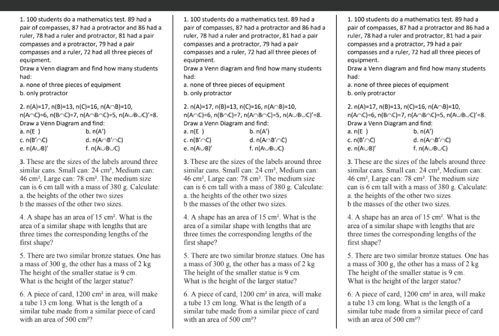 Telah dijawab:100 students do a mathematics test. 89 had a 1. 100 ...