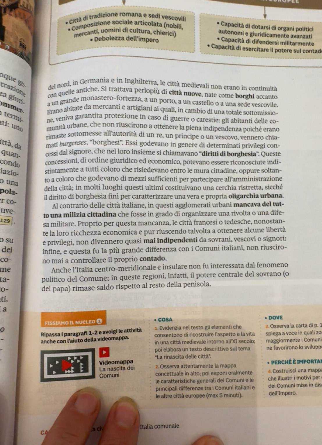 Risolto:Città di tradizione romana e sedi vescovili * Composizione ...
