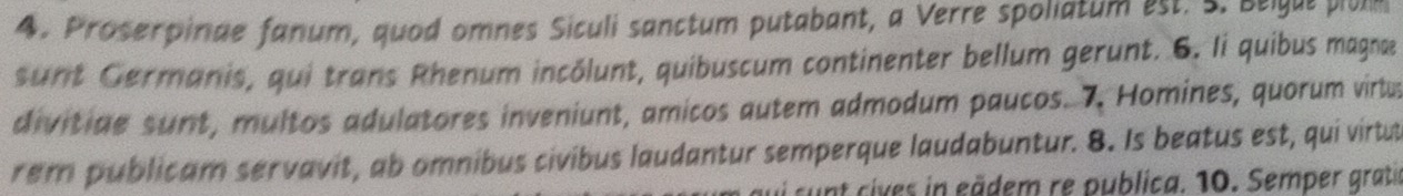 Risolto:Proserpinae fanum, quod omnes Siculi sanctum putabant, a Verre ...