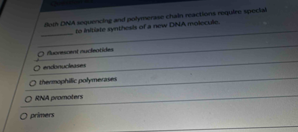 Solved: Contion Both DNA sequencing and polymerase chain reactions ...