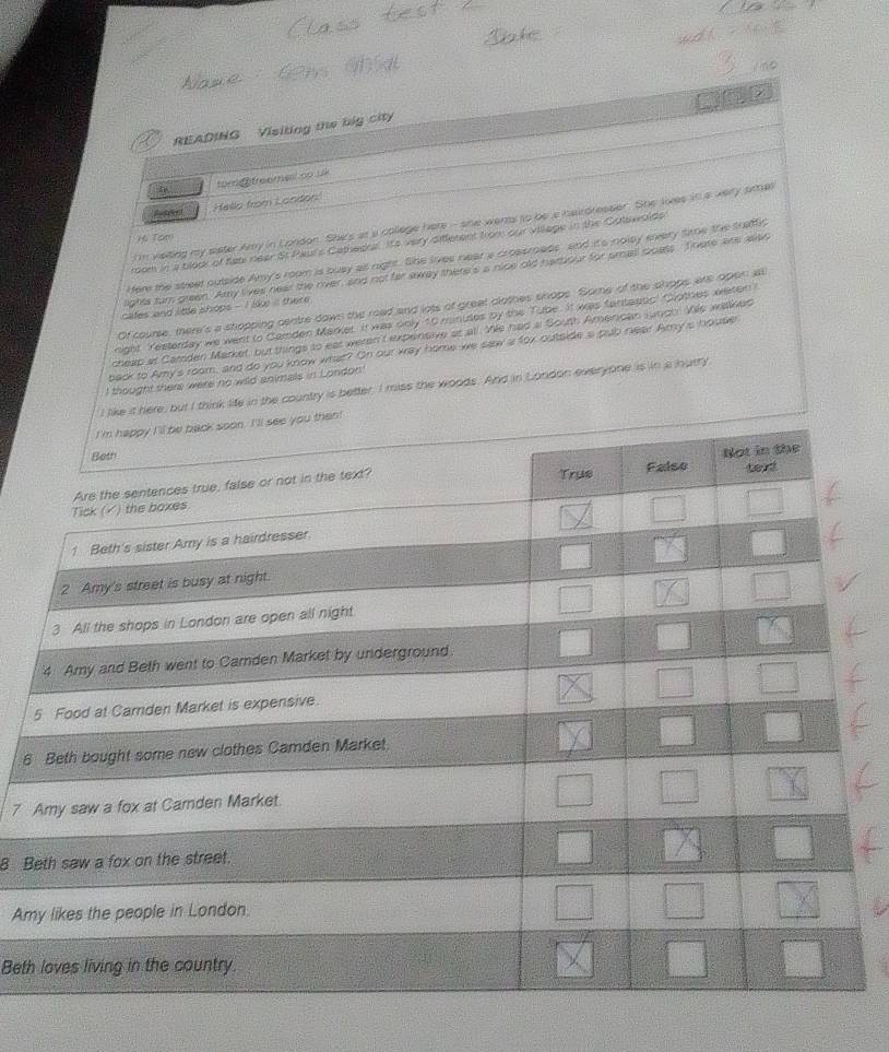 Gelöst:READING Visiting the big city tem treeme co uk Hello from London ...