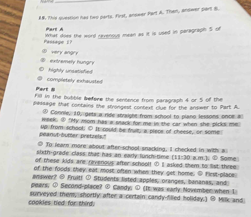 Solved: Name 15. This question has two parts. First, answer Part A ...