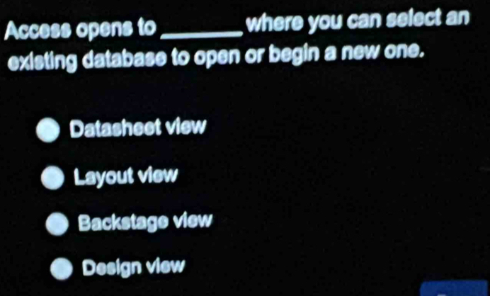Solved: Access opens to _where you can select an existing database to ...