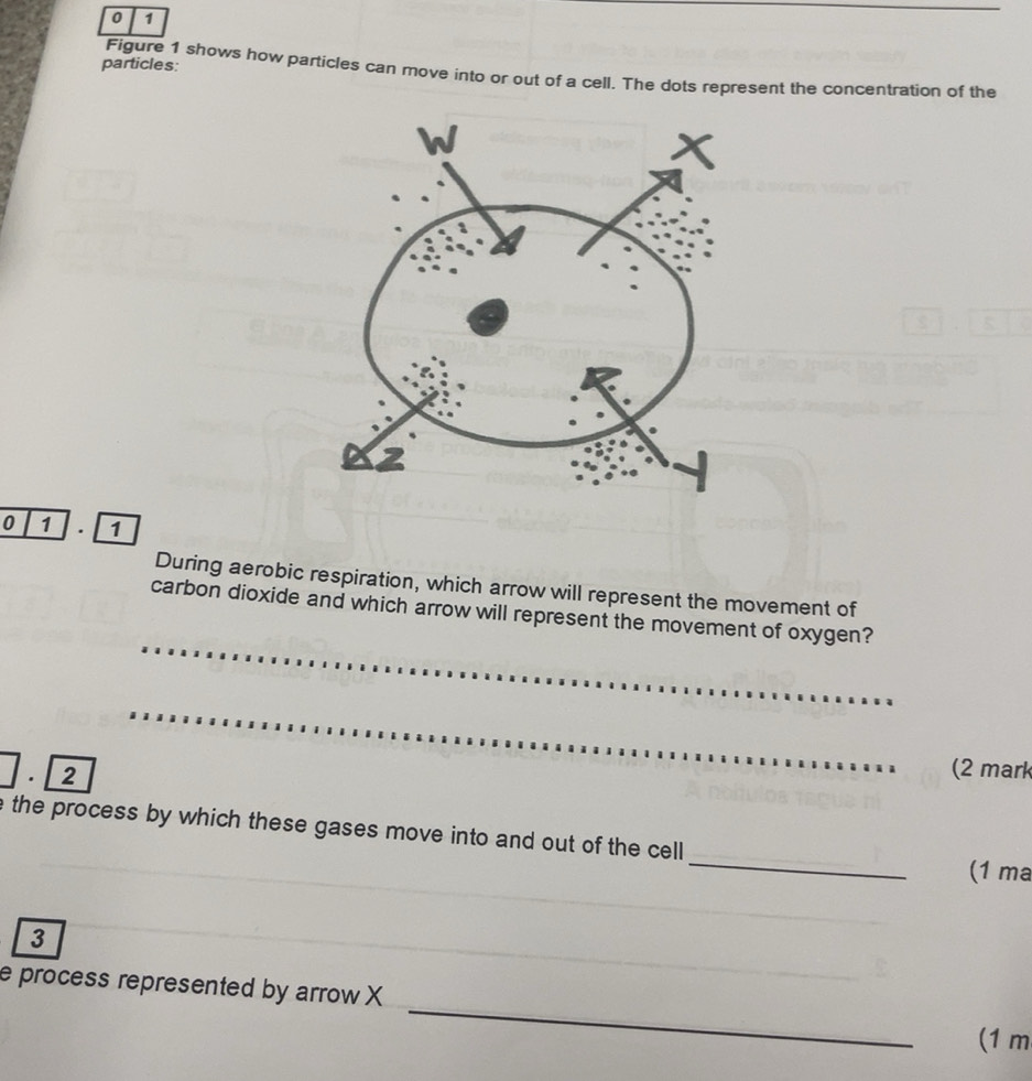 Solved: 0 1 particles: Figure 1 shows how particles can move into or ...